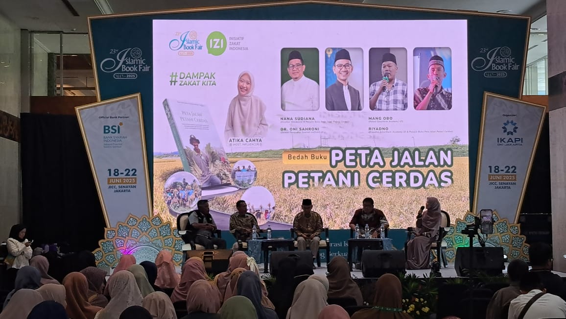 LAZNAS IZI Gelar Bedah Buku “Peta Jalan Petani Cerdas” di IBF 2025 ...
